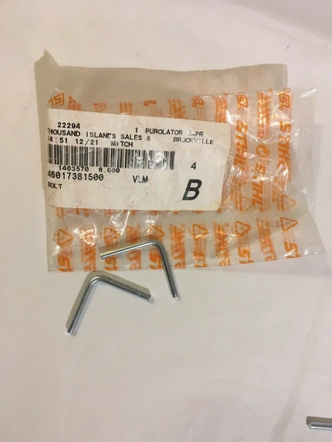 NEW GENUINE STIHL Pin for KB, KW, BF-MM, BK-MM, FC-MM - 4601 738 1500 ...