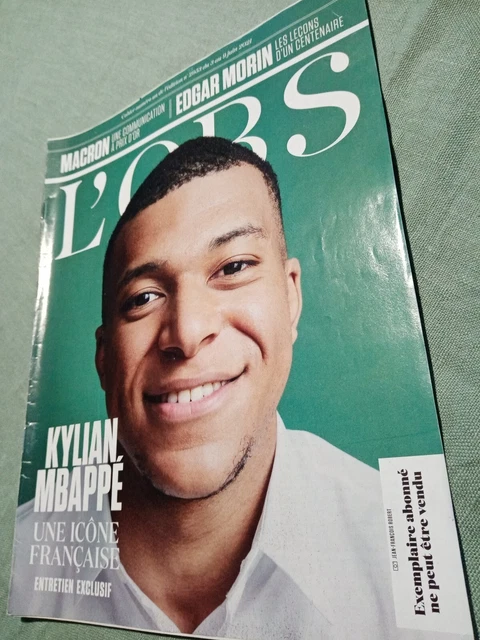COLLECTOR FRENCH MAGAZINE LE NOUVEL L'OBS SPECIAL-kylian MBAPPE juin ...