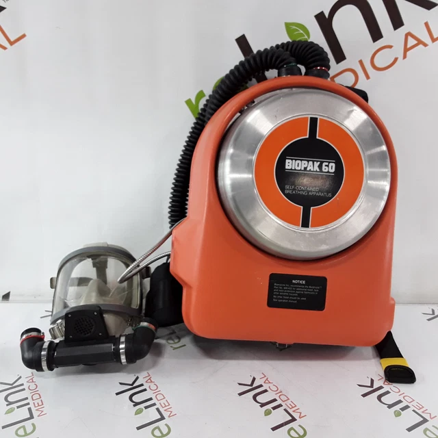 BIOMARINE INCORPORATED BIOPAK 60 Self Contained Breathing Apparatus EUR ...