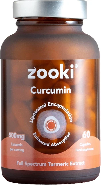 HIGH STRENGTH LIPOSOMAL Curcumin Capsules, 500Mg - Advanced Support for ...