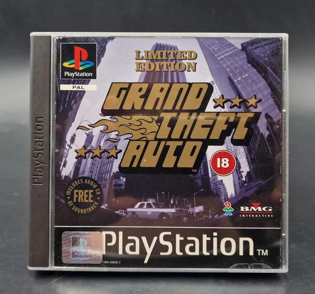 GRAND THEFT AUTO GTA Limited Edition - Sony Playstation 1 PS1 - Complet ...