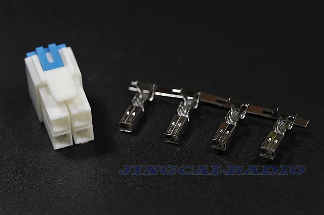 4-PIN POWER CONNECTOR Plug for Yaesu FT-450 FT-991 Kenwood TS-480 ICOM ...