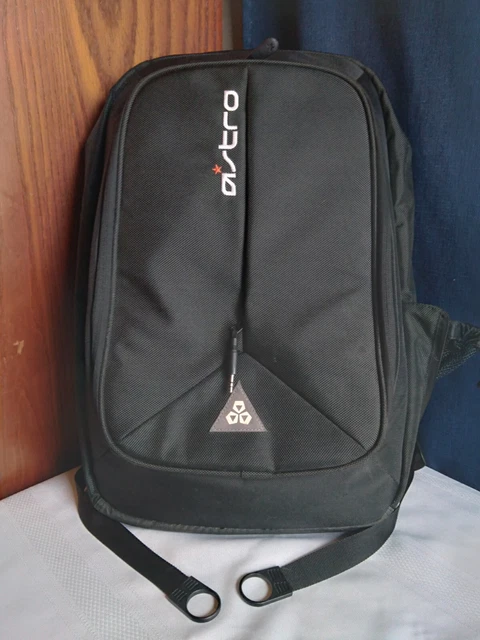 ASTRO GAMING BACKPACK In Black Exterior with a Black, and Black White ...