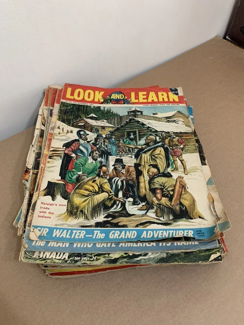 LOOK AND LEARN Ranger Vintage Magazines 45 Copies 1960s (See ...