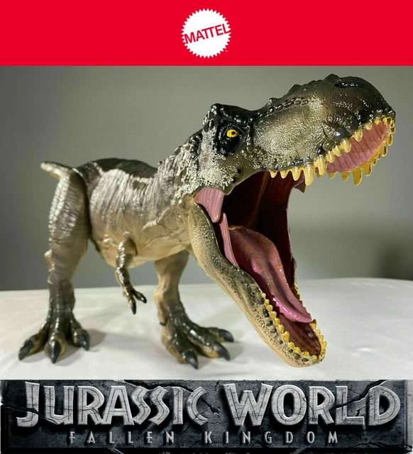 JURASSIC WORLD SUPER Colossal Tyrannosaurus Rex, 40 inches, by Mattel £ ...