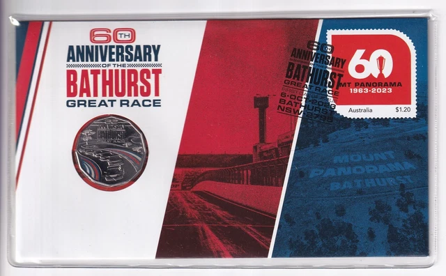 AUSTRALIAN PNC: 2023 50 CENT 60th ANNIVERSARY OF THE BATHURST GREAT ...