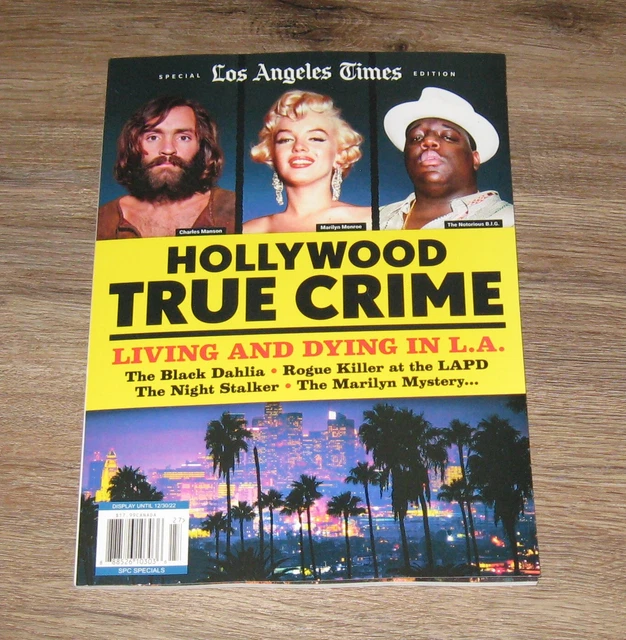 CRIME MAGAZINE NOTORIOUS B.I.G. Charles Manson MARILYN MONROE Rebecca ...