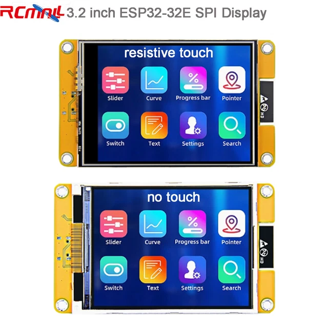 3.2& INCH ESP32-32E SPI TFT LCD Display Touch Screen Module ST7789P3 ...