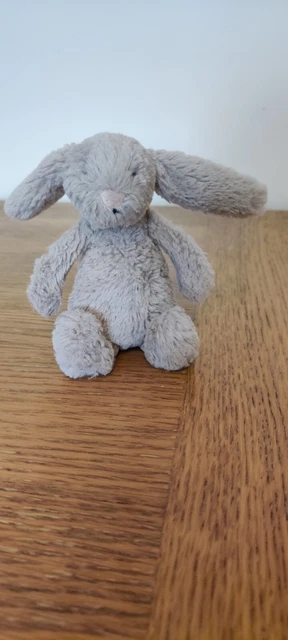 JELLYCAT TINY BASHFUL Beige Bunny Rabbit Soft Plush Toy in Excellent Condition £14.99 - PicClick UK
