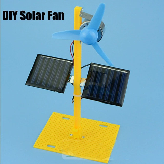 MINI TOYS SOLAR STEM Toy Physics Learning Fan Model Educational Kits ...