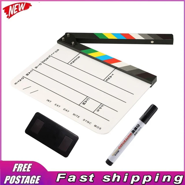 DIRECTOR VIDEO SCENE Clapperboard TV Movie Clip Movie Action Clapper ...