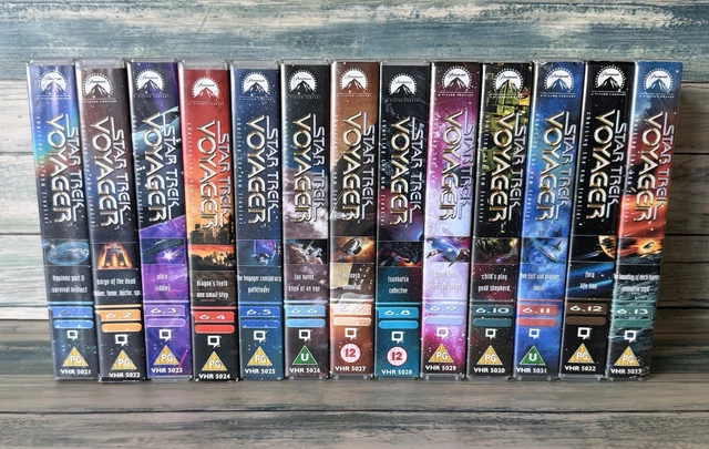 STAR TREK VOYAGER Season 6 - PAL - VHS Complete 1-13 Special Edition ...