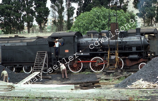 35MM ITALY RAILWAY Slide - FS Class 625 No. 625 169 2-6-0 Locomotive ...