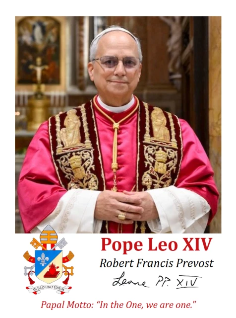 POPE LEO XIV, Robert Francis Prevost, LAMINATED Holy Card 3-Pack $14.99 ...
