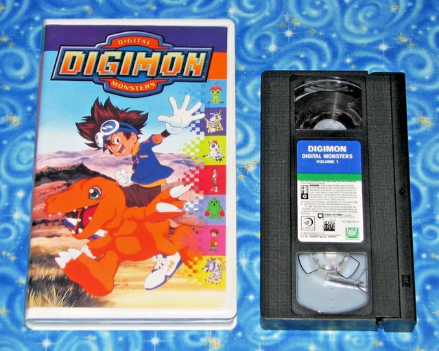 TESTED V 1 Digimon Digital Monsters Adventure VHS Video Tape Movie £10. ...