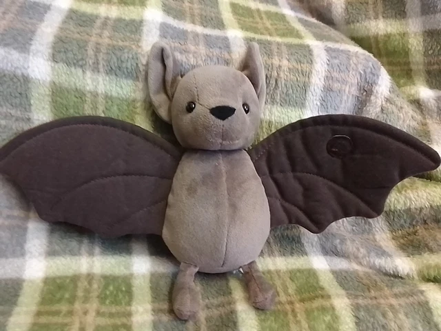 JELLYCAT - WRAPABAT Brown -Plush Soft Toy 10" Retired Rare [Wrap A Bat ...