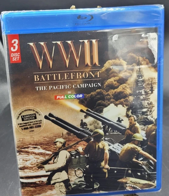 WWII BATTLEFRONT THE Pacific Campaign In Full Color Blu-ray Brand New ...