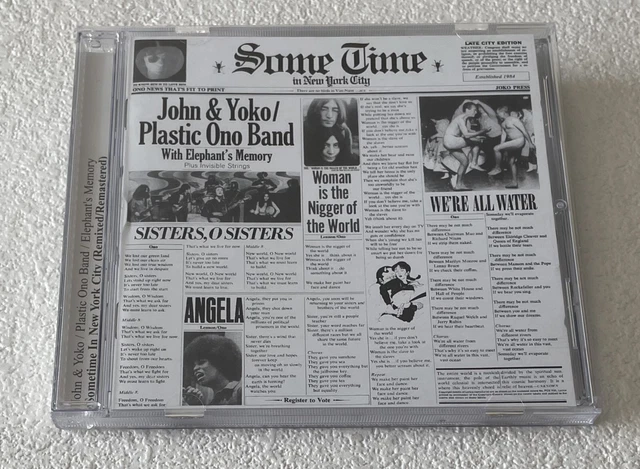 JOHN LENNON & Yoko Ono ~ Sometime In New York City ~ 2005 Uk Remastered ...
