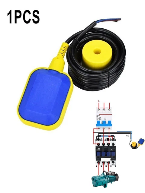 FLOAT SWITCH LIQUID Fluid Water Level Controller Sensor Waterproof With ...