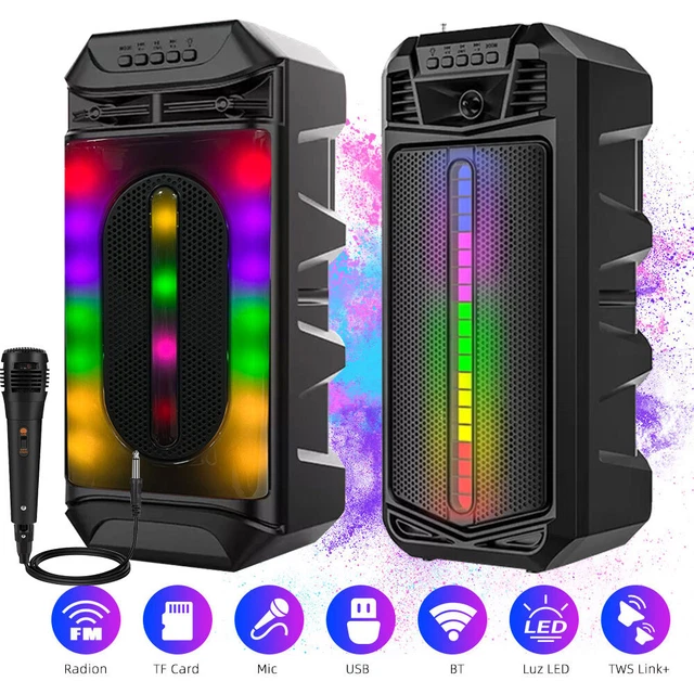 SOLAR POWERED PORTABLE Wireless Speaker Bass Ultra Loud Bluetooth ...