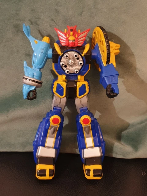 POWER RANGERS NINJA Storm Mini Megazord 6" Figure 2002 Bandai £9.99 ...