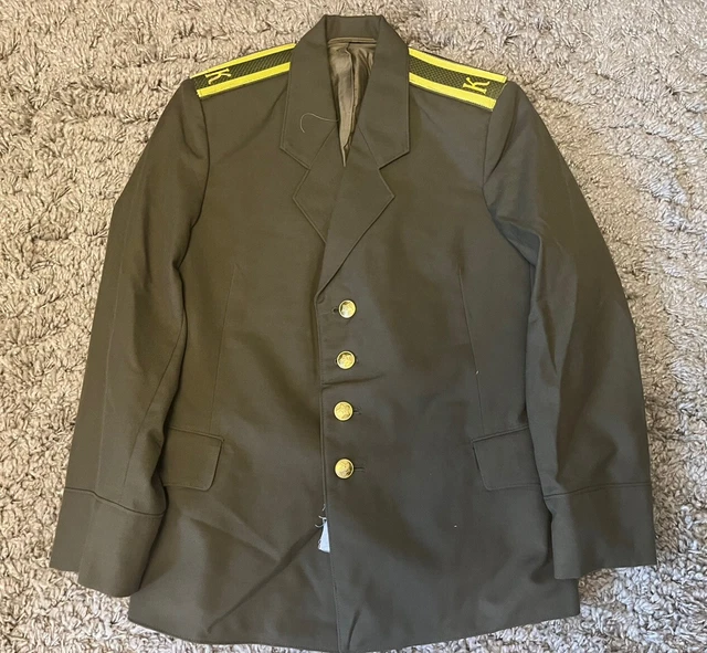 GENUINE SOVIET COLD War USSR Army Artillery Jacket Uniform Tunic Khaki ...
