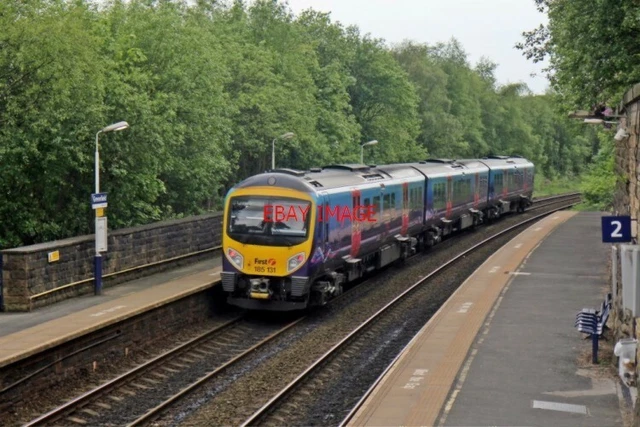 PHOTO FIRST Transpennine Class 185 185131 Greenfield Railway Station ...