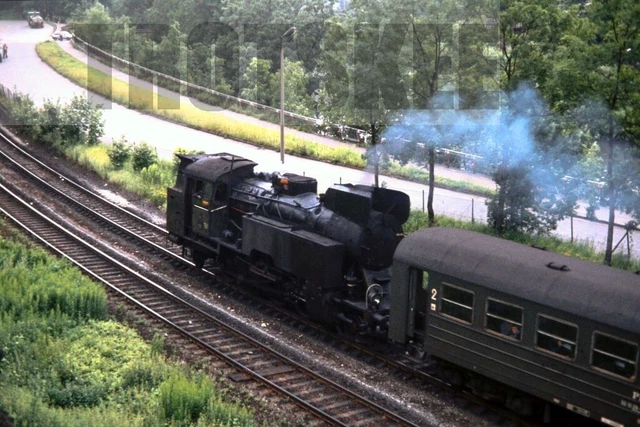 35MM SLIDE PKP Poland Railways Steam Loco TKt48 155 Klodzko 1985 Original £4.97 - PicClick UK