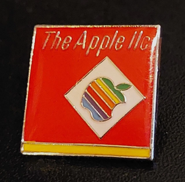 VINTAGE APPLE 1980S Pin "The Apple IIC" $24.75 - PicClick CA