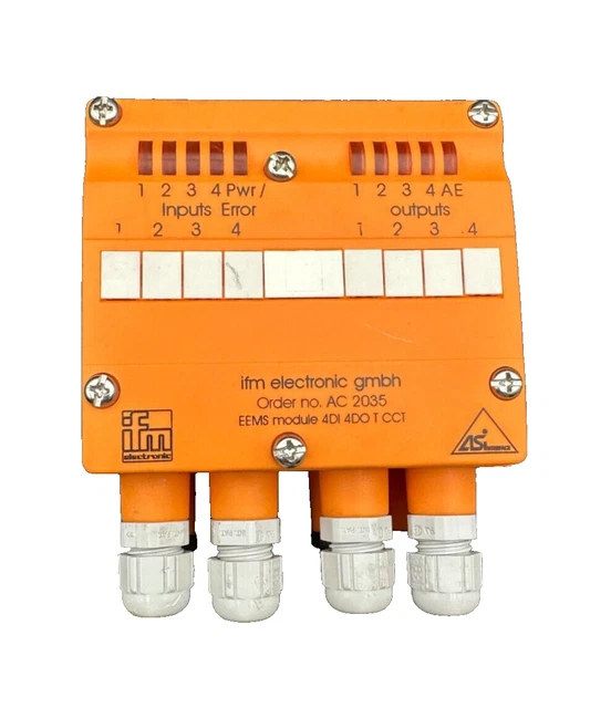 IFM ELECTRONIC AC 2035 Eems Module 4Di 4Do T Cct EUR 49,90 - PicClick FR