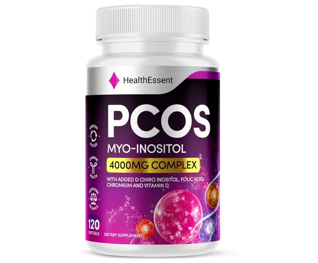 PCOS SUPPLEMENT MYO Inositol, 4000 Complex with Added D Chiro Inositol ...