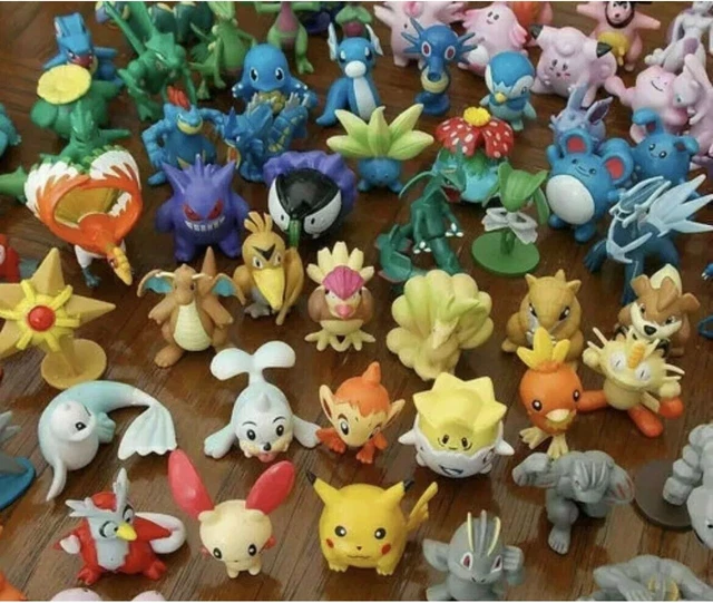 24PC MIXED RANDOM Pokemon Mini Monsters Action Figures 2cm-3cm Kids ...
