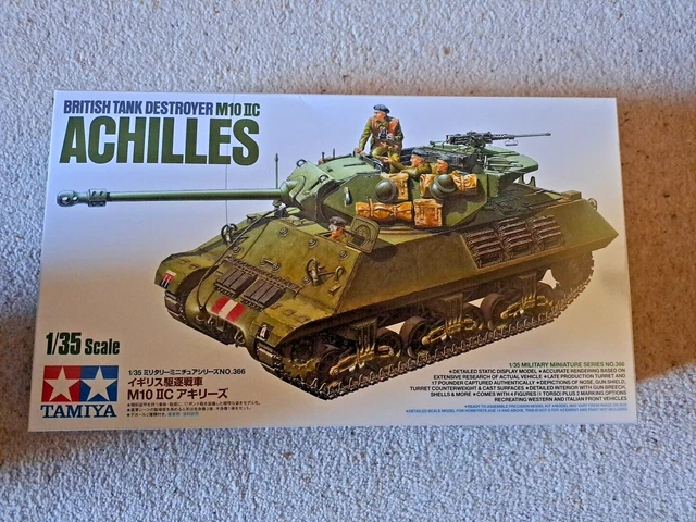 TAMIYA BRITISH M10 IIC Achilles Tank 35366 1:35 Model Kit new unopened ...