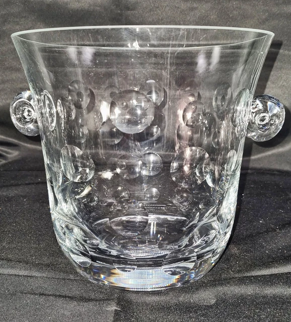 ST LOUIS. SEAU à champagne, 1992, mod. Bubbles (Teleri Ann Jones). Non ...