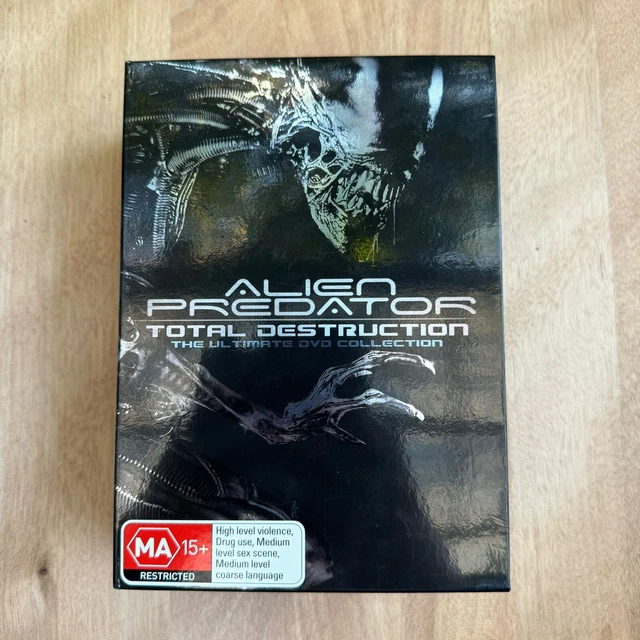 ALIEN PREDATOR TOTAL Destruction The Ultimate DVD Collection Box Set 16 ...