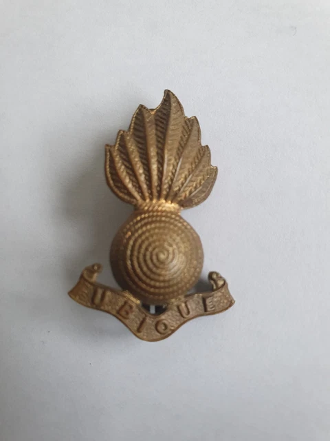 ROYAL ARTILLARY - Ubique Soldiers Cap Badge WW1 £15.00 - PicClick UK