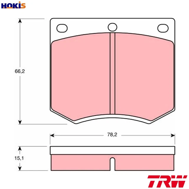 BRAKE PAD SET Disc Brake Gdb660 For Morgan Hyundai Ford Australia Tvr £ ...