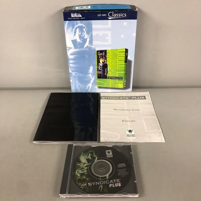 BULLFROG SYNDICATE PLUS Wars CD-ROM PC Game Big Box Classics & Booklet ...