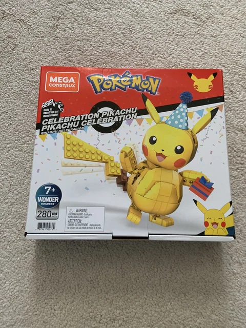 MEGA CONSTRUX CELEBRATION PIKACHU 25th Anniversary Pokémon 280 pièces ...