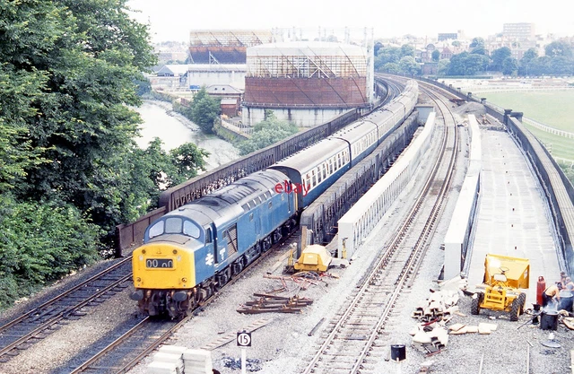 ORIGINAL 35MM SLIDE BR Class 40 no. 40183 at Chester +rights for use £3 ...
