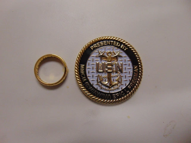 CHALLENGE COIN US Navy Master Chief Eric Freeman Run The Snipes Mmcm Sw ...