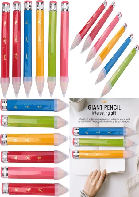 DROPFREE 6 PEZZI Series Matite Giganti in Legno per Accessori, Matita ...