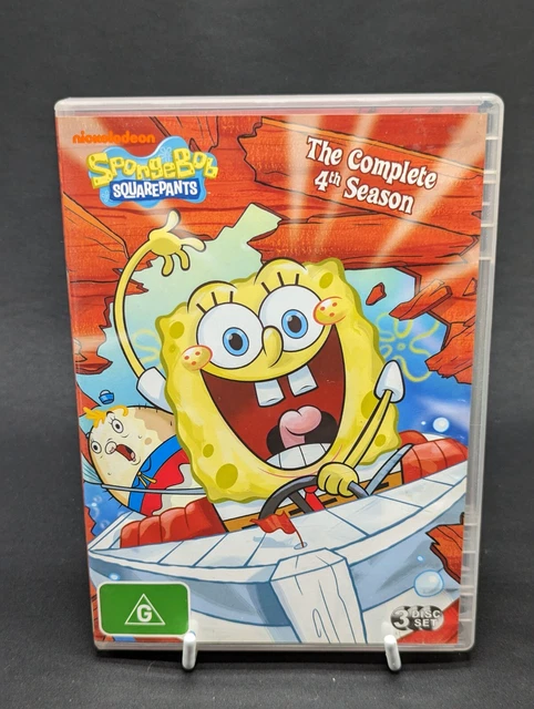 SPONGEBOB SQUAREPANTS THE Complete 4th Season DVD PAL Region 4 **FREE ...