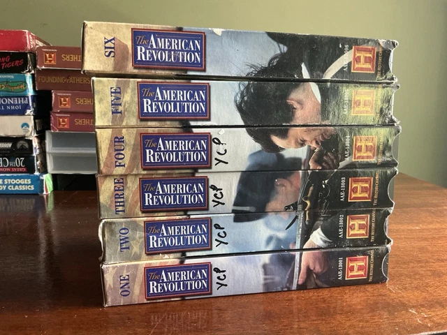 THE AMERICAN REVOLUTION (VHS, 1995, 6-Tape Set) History Channel ...