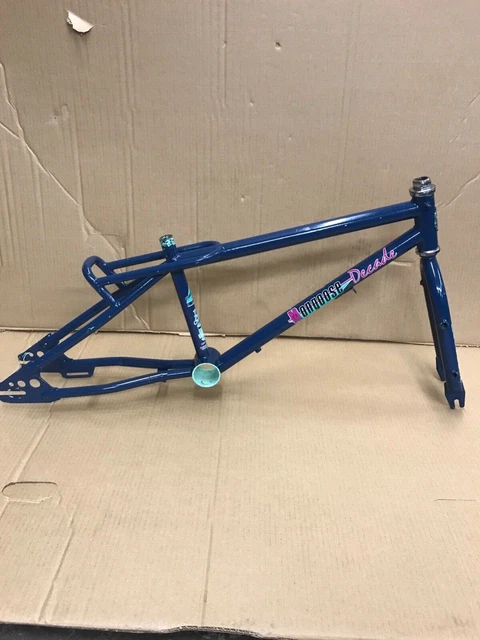 1987 MONGOOSE DECADE old school bmx freestyle frame and fork set custom ...