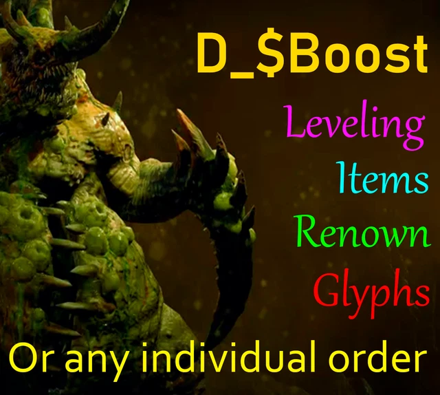 CUSTOM DIABLO 4 Boost Staffel 3 Leveling Glyphe Renown Items + Bonus ...