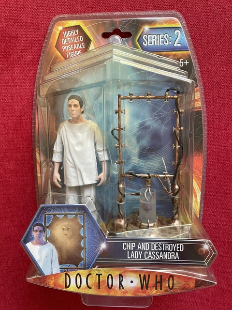DR DOCTOR WHO Series 2 Chip And Destroyed Lady Cassandra Poseable ...