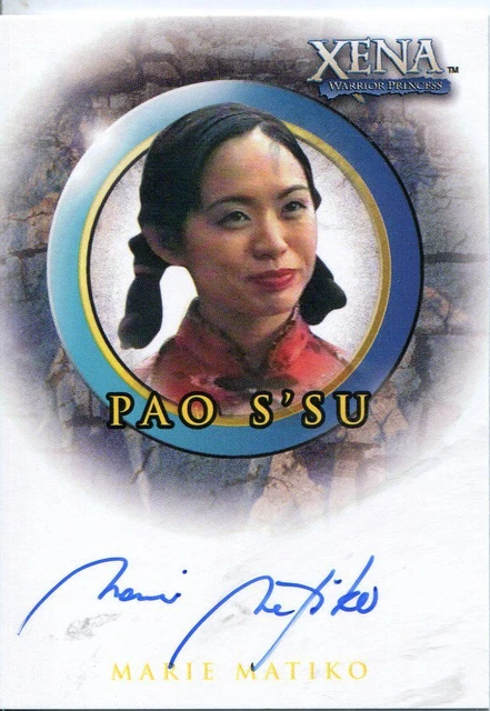 XENA BEAUTY AND Brawn Autograph Card A32 Marie Matiko [Kao Hsin} £49.99 ...