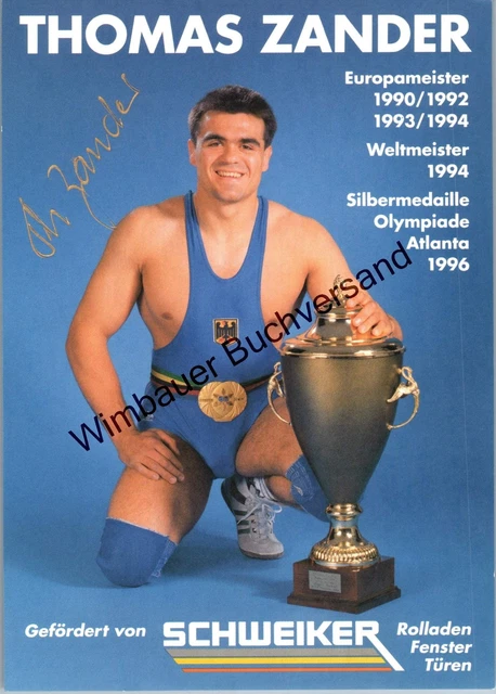 ORIGINAL AUTOGRAMM THOMAS Zander Ringen /// Autograph signiert signed signee Zan EUR 15,00 ...