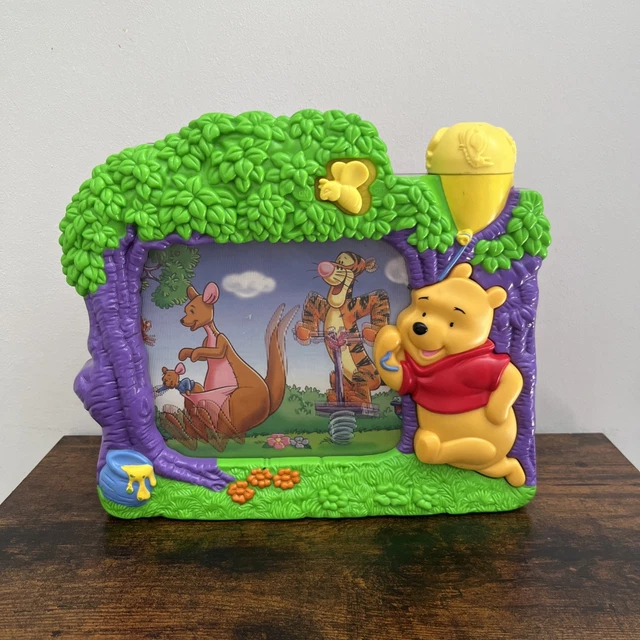 DISNEY WINNIE THE Pooh Vintage Scrolling Screen Crib Baby Toy Musical ...